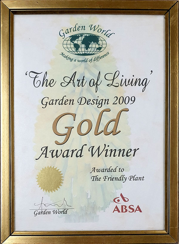 Awards for Professional Landscaping - Design and Installation